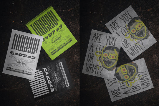 Basement A4 Poster Mockup - Floor Loose – flyerwrk