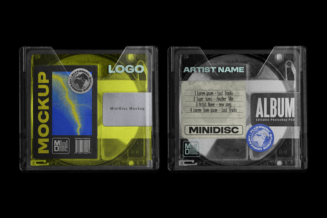 MiniDisc Mockup – flyerwrk