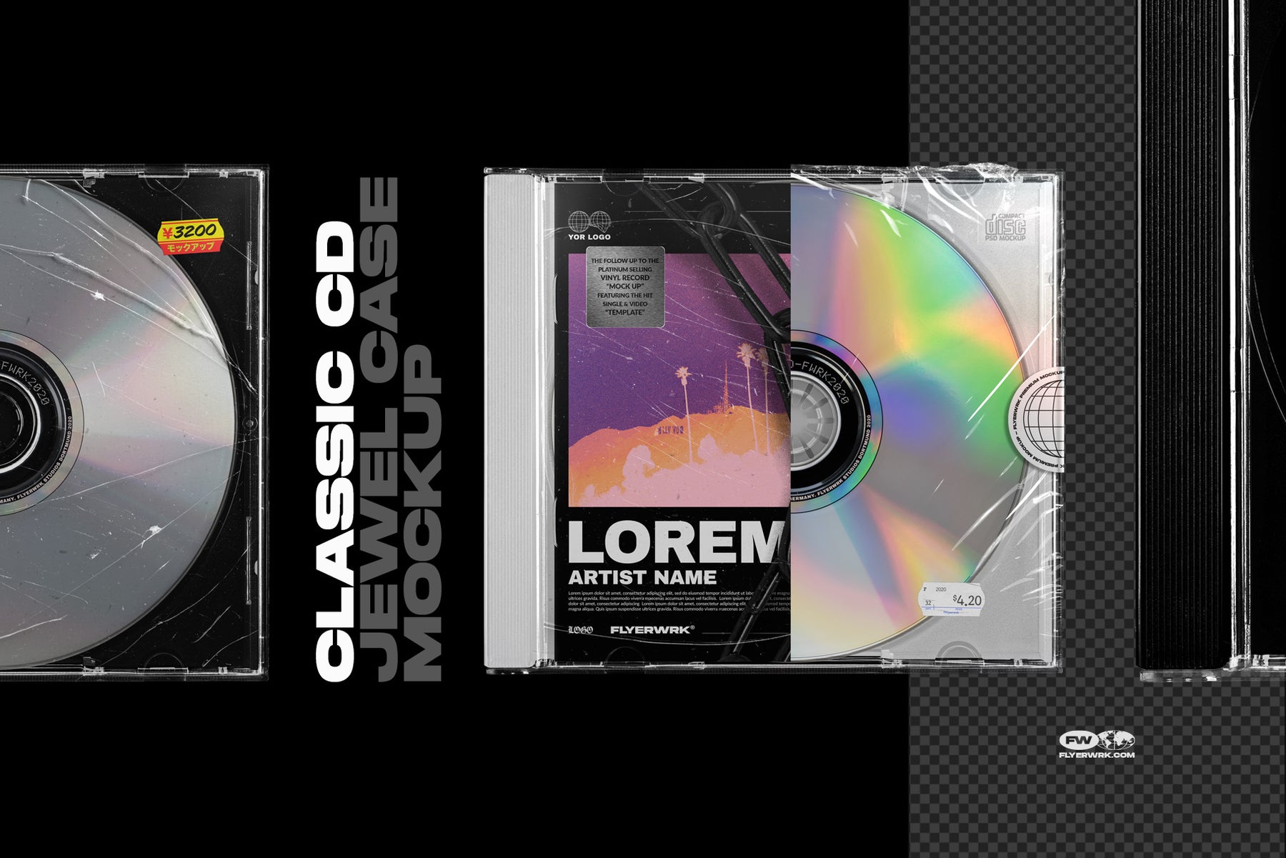 CD Mockup Bundle – flyerwrk
