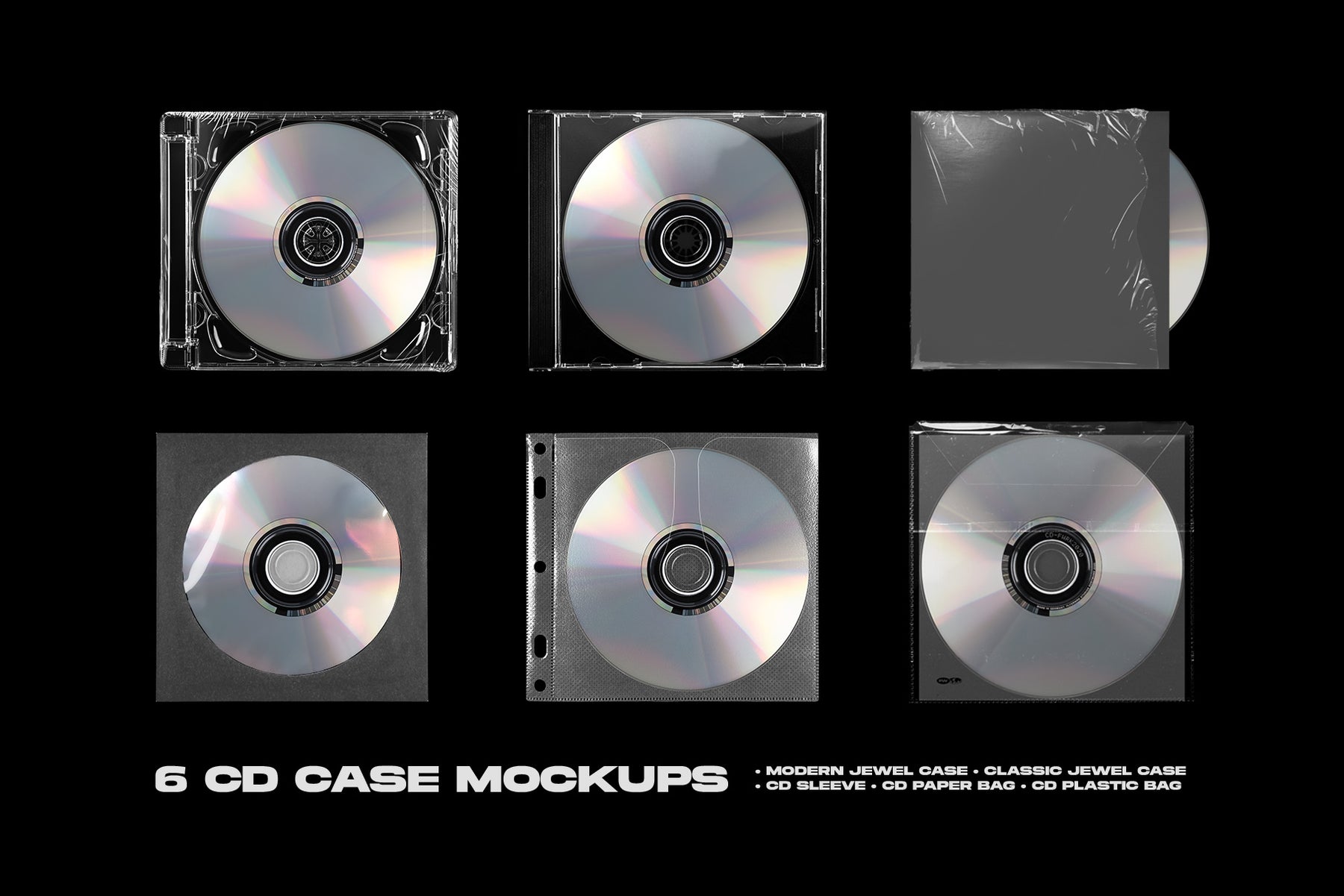 CD Mockup Bundle – flyerwrk