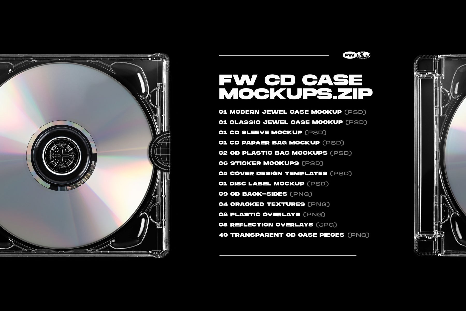 CD Mockup Bundle – flyerwrk