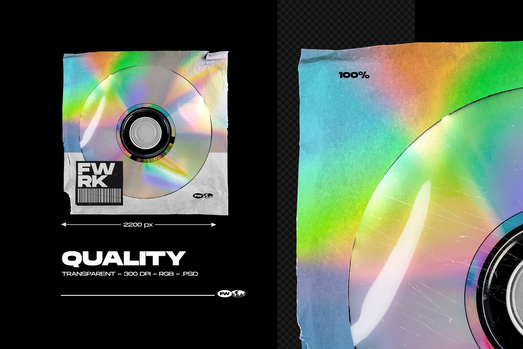 CD Paper Bag Mockup – flyerwrk